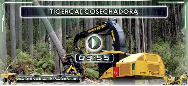 Cosechadora Taladora Tigercar - Máquina a Oruga | Maquinaria Pesada